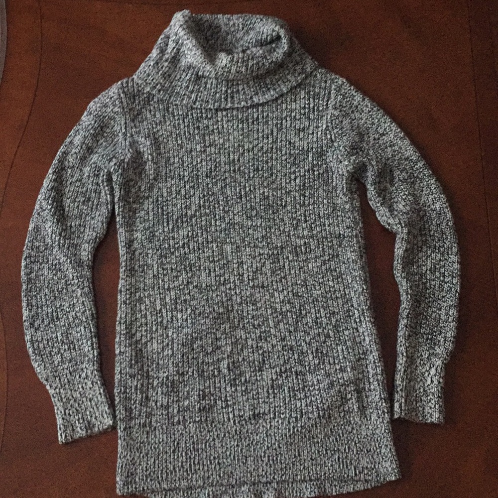 Abercrombie & Fitch Shaker Stitch Turtleneck Sweater - Gem